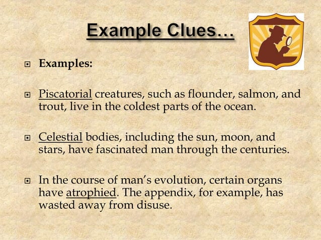 Context Clues - Grade 7 | PPTX | Science