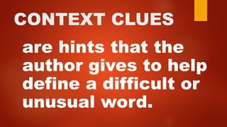 CONTEXT CLUES POWER POINT.pptx