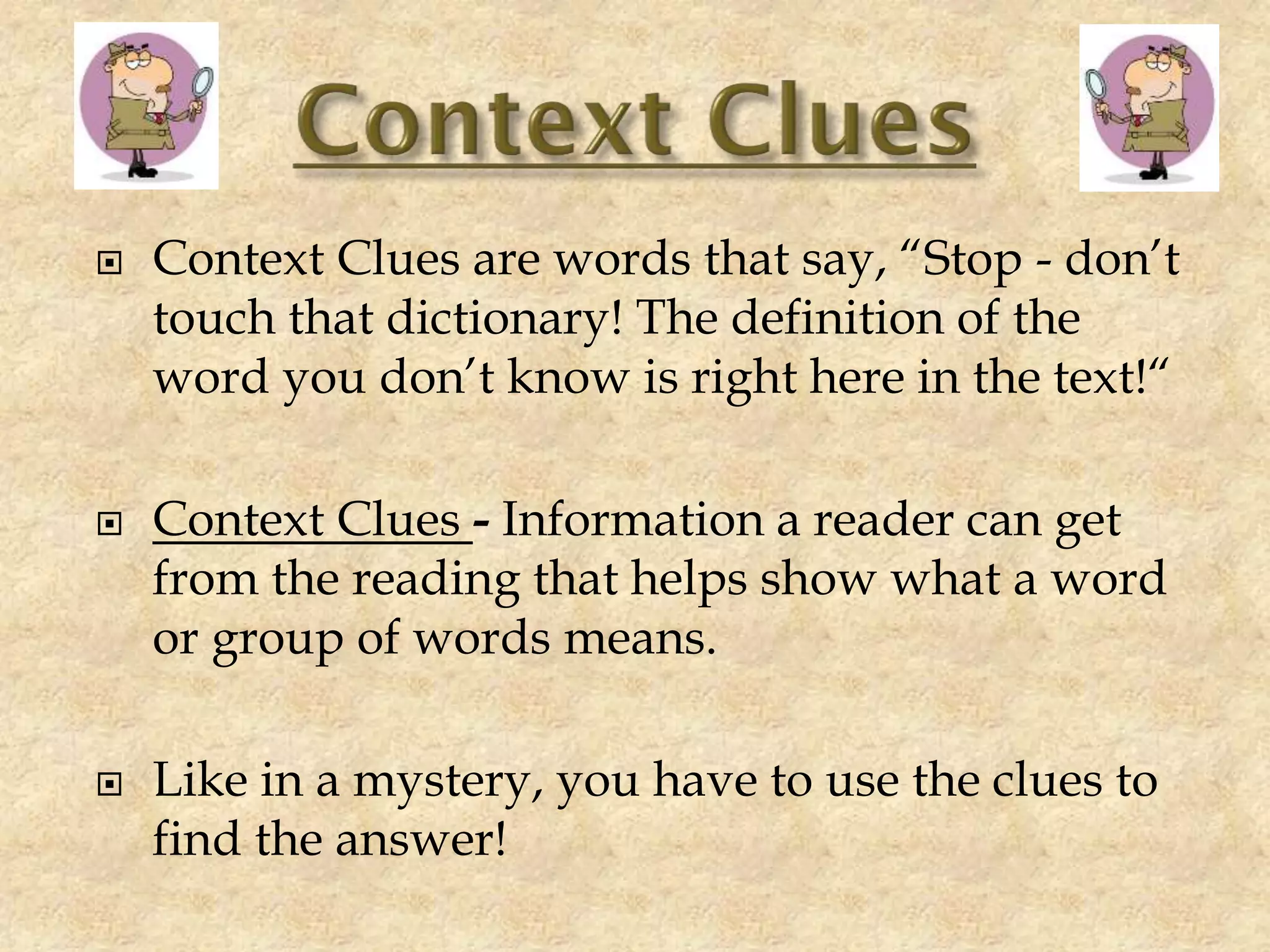 Context Clues Power Point.ppt | Birdwatching | Hobbies & Interests