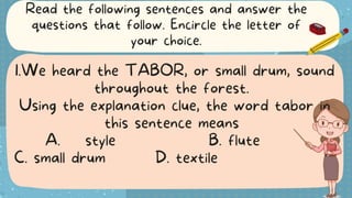 CONTEXT_CLUES_PPT.pptx for Grade 8 students | PPT