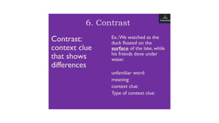 context clues - power point slideshow. ppt | PPTX