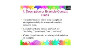 context clues - power point slideshow. ppt | PPTX