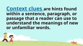 "Unraveling Meanings: The Power of Context Clues" | PPTX
