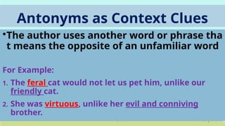 "Unraveling Meanings: The Power of Context Clues" | PPTX