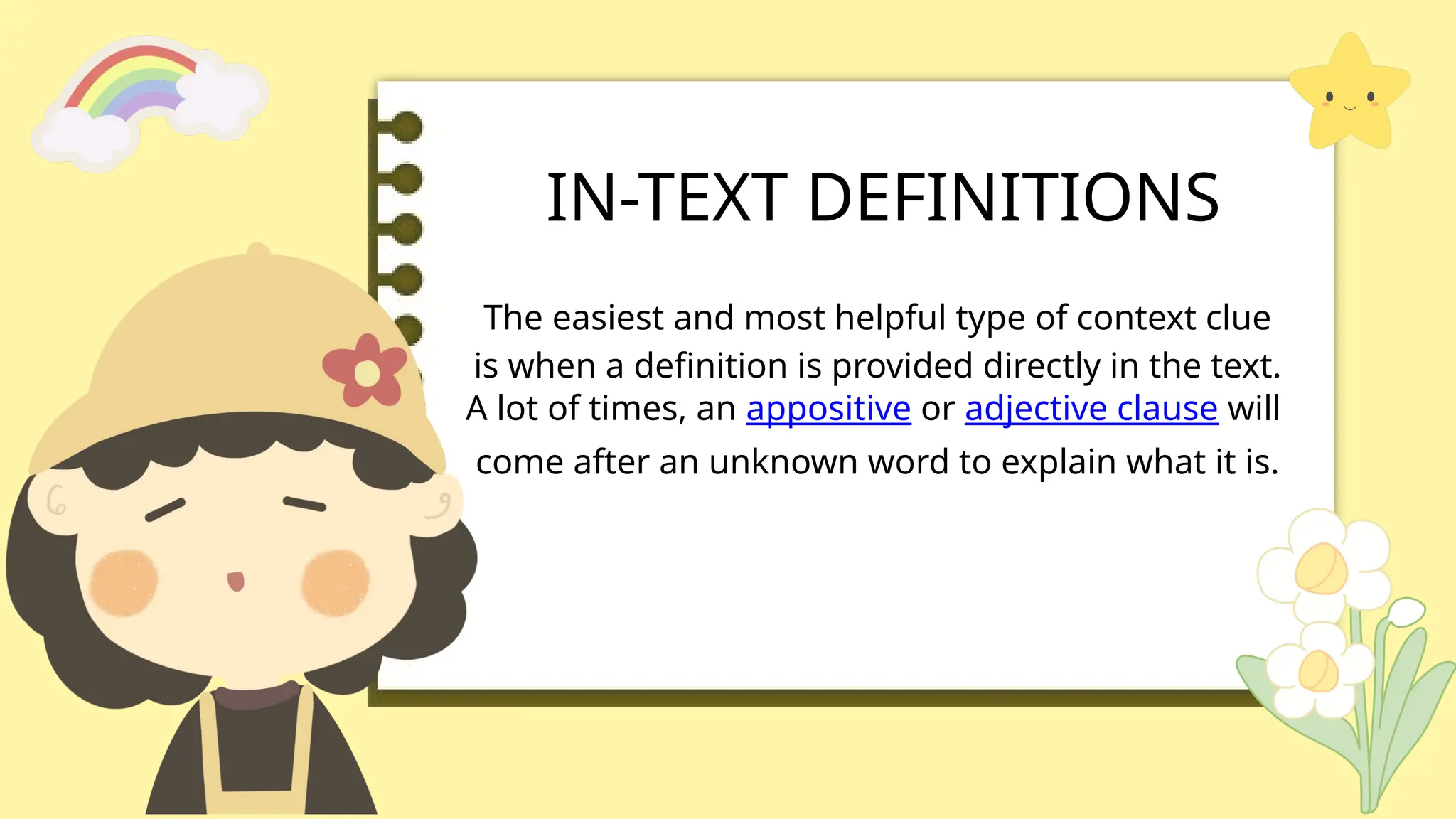 TYPES OF CONTEXT CLUES AND EXAMPLES .pptx