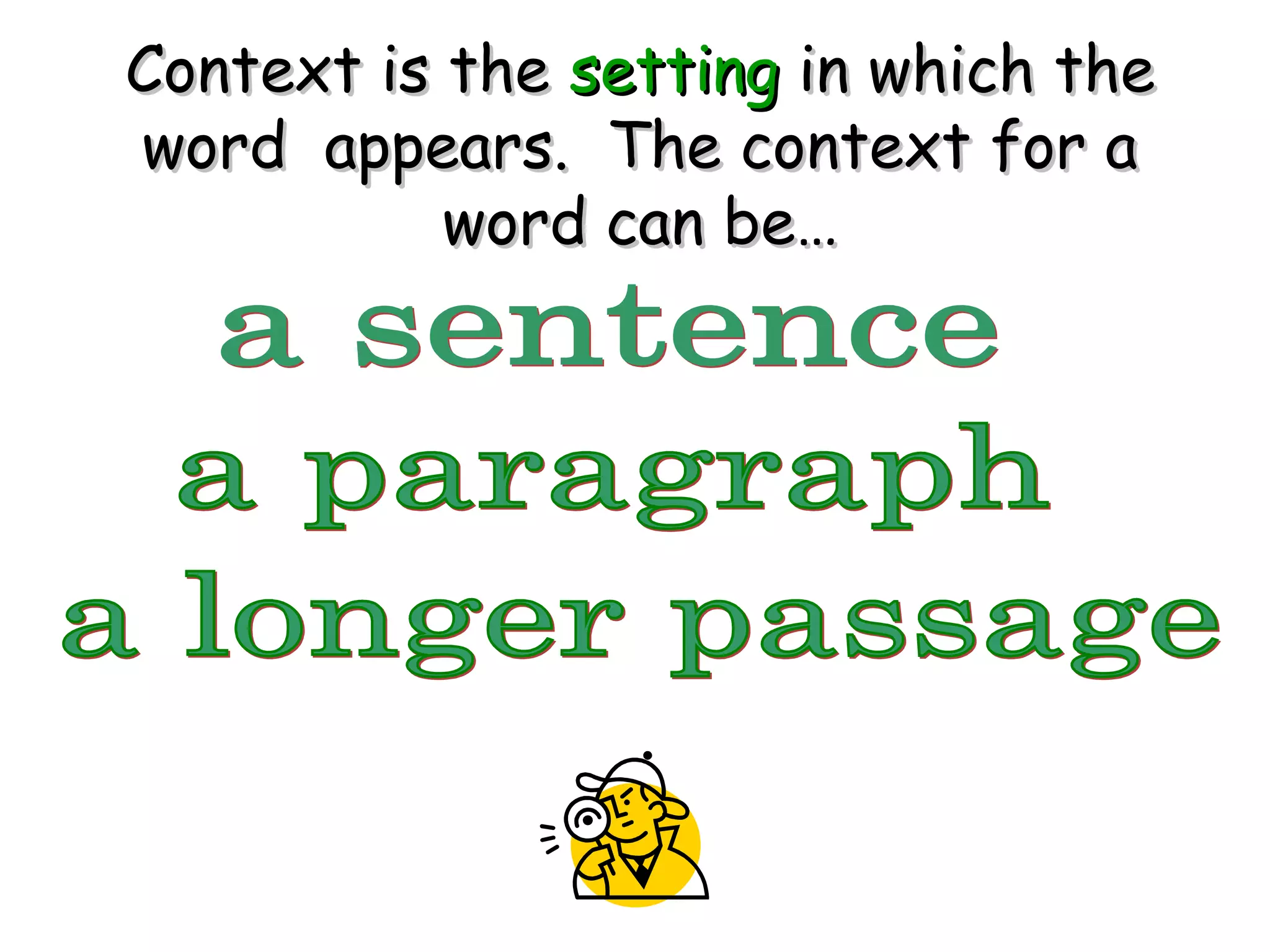 Context clues presentation | PPT