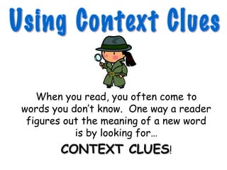 Context clues presentation | PPT