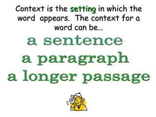 Context clues presentation | PPT