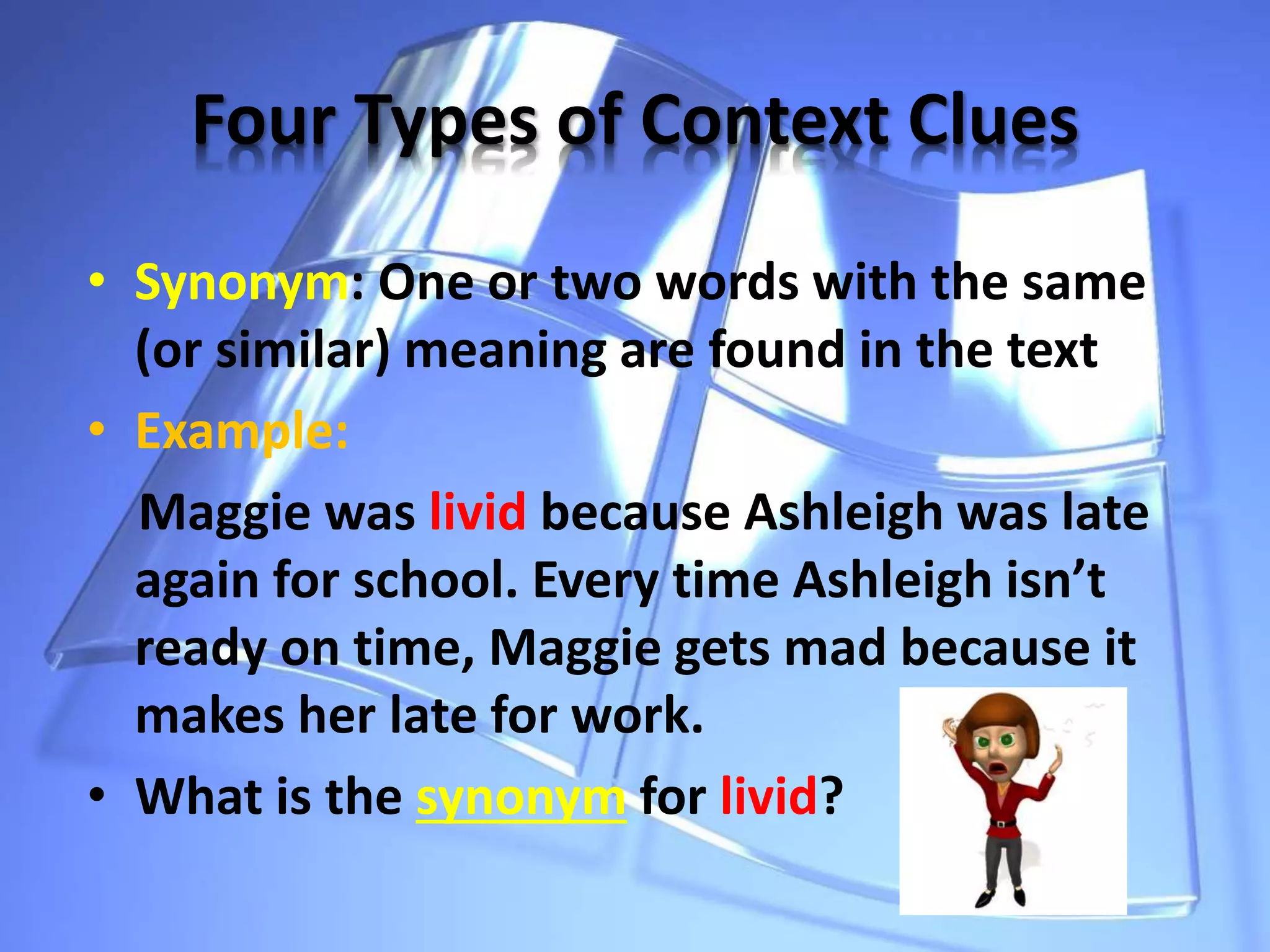 Context clues Reinforcement8 | PPTX