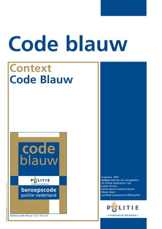 Context code blauw | PDF