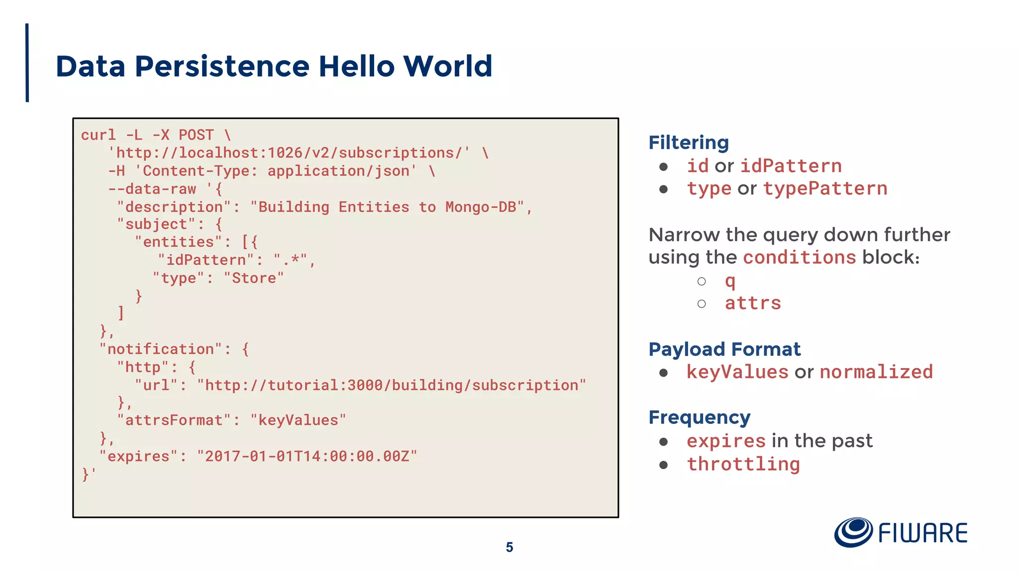 Strategies for Context Data Persistence | PPT