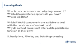 Strategies for Context Data Persistence | PPT
