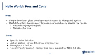 Strategies for Context Data Persistence | PPT