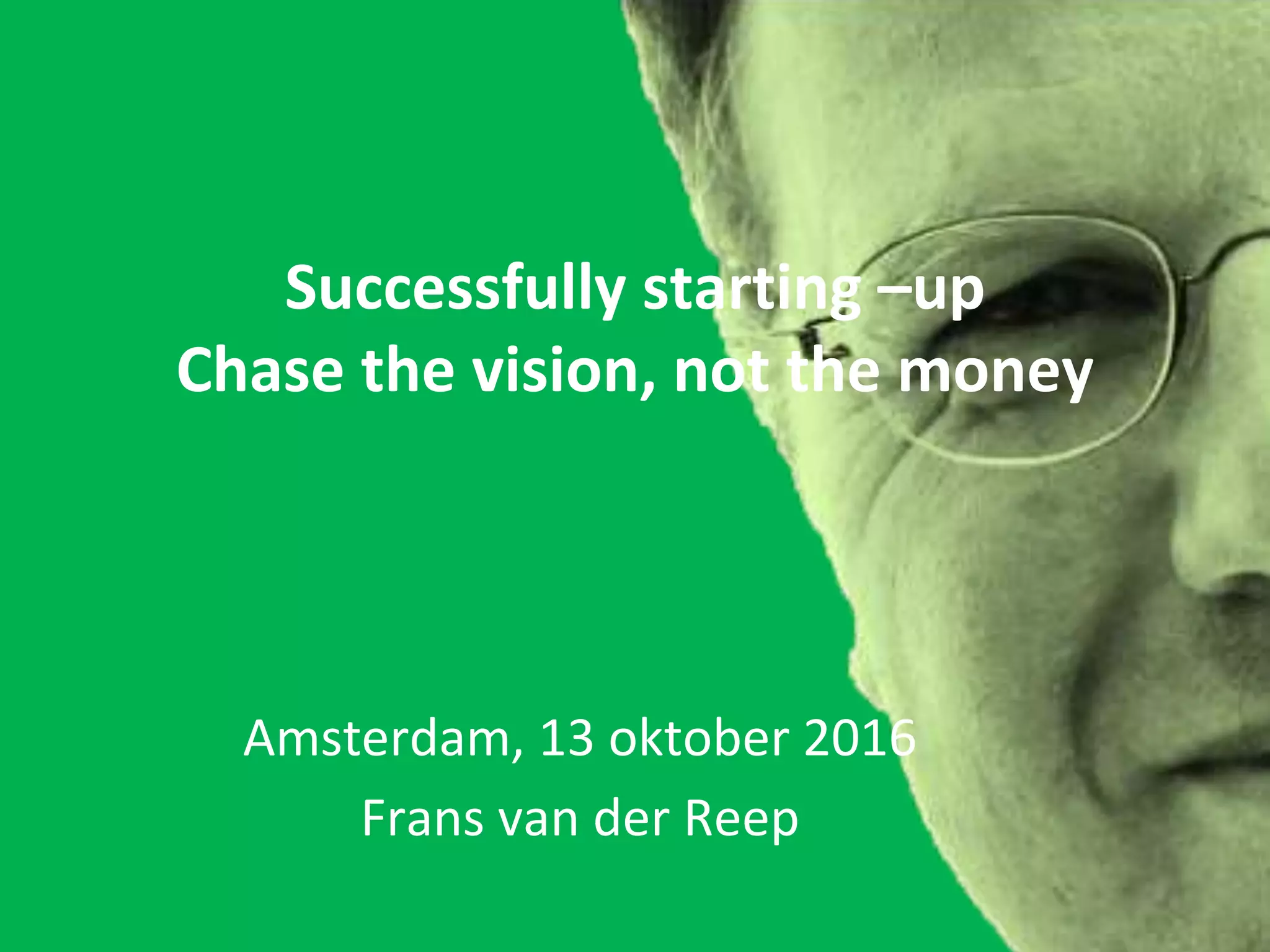 Context drives meaning by Frans van der Reep | PPT