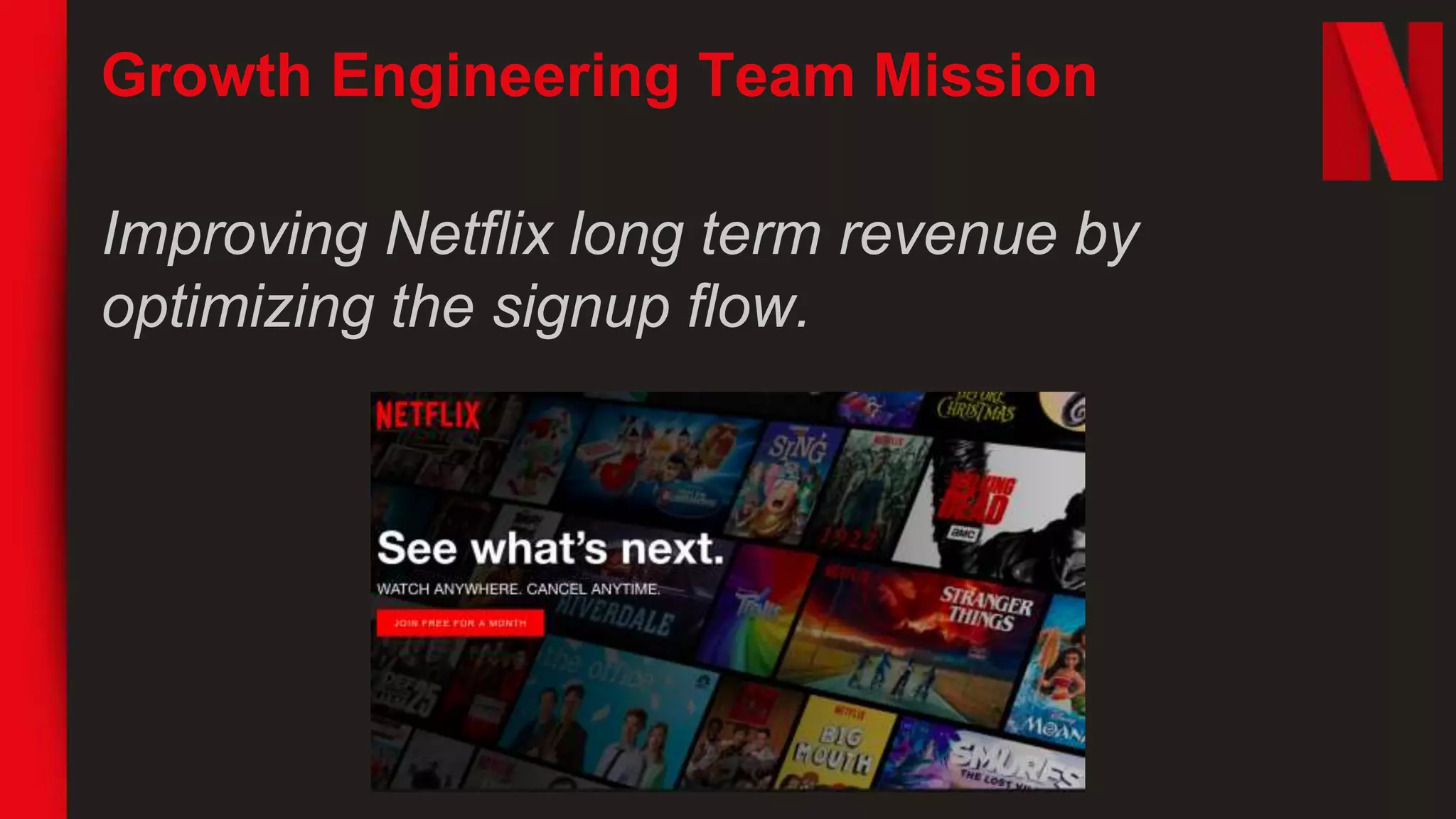 Context for netflix growth engineering leadership role | PPTX