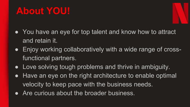 Context for netflix growth engineering leadership role | PPTX