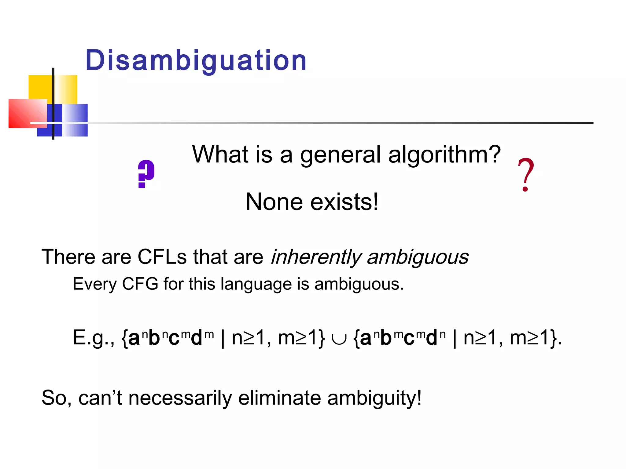 Context free grammar | PPT