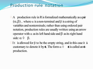 Context free grammars | PPT