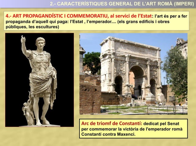 ART ROMA IMPERIAL (cracterístiques). Historia de l'Art | PDF