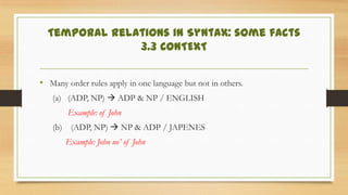 Context in syntax | PPTX