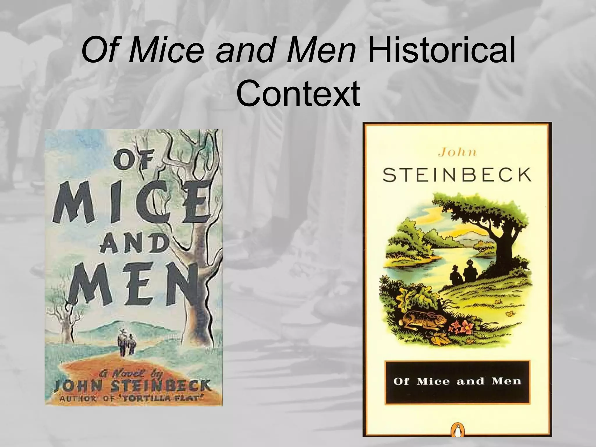 Context: Of Mice and Men | PPT