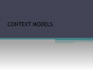 Context model | PPTX
