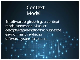 Context Model Amber Saif very good slides | PPT
