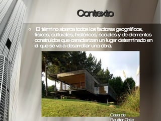 Arquitectura y Contexto | PPT
