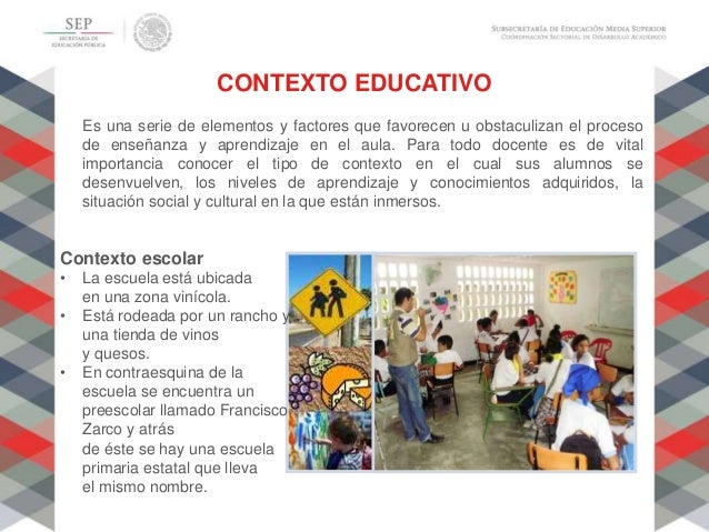 Contexto educativo fpd