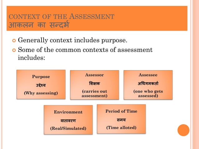 Context of assessment | PDF