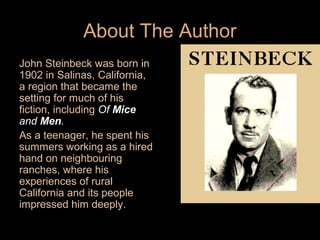 Of Mice and Men Context | PPT