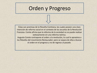 Contexto histórico del positivismo sociologia | PPTX