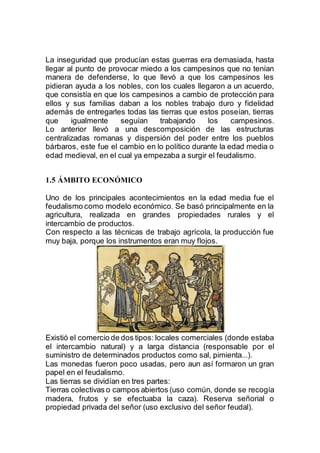 Contexto histórico medieval | DOCX