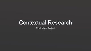 Context research | PPTX
