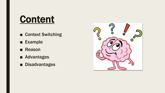 Context switching | PPTX | Operating Systems | Computer Software and ...