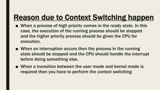 Context switching | PPTX