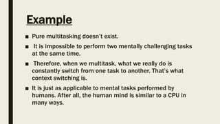 Context switching | PPT