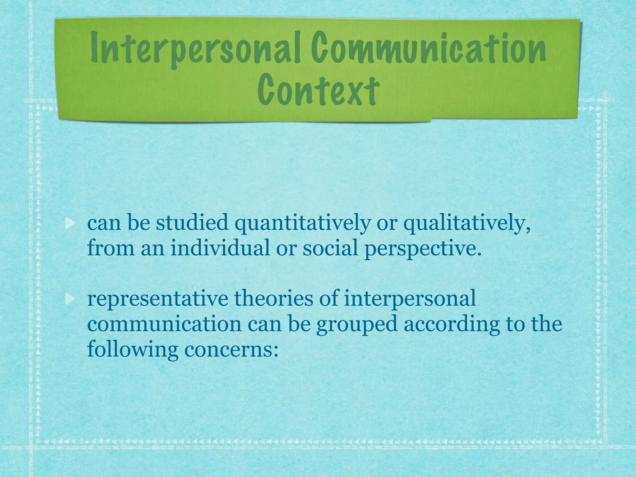 Contextual theories of communication pdf | PDF