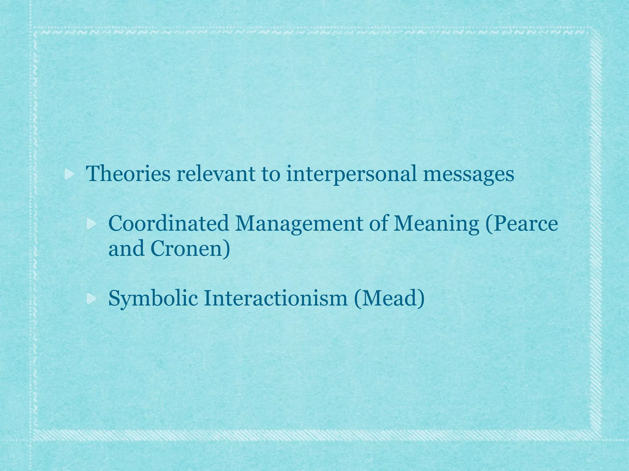 Contextual theories of communication pdf | PDF