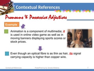 contextual-reference-words.ppt bbfilygih | PPT