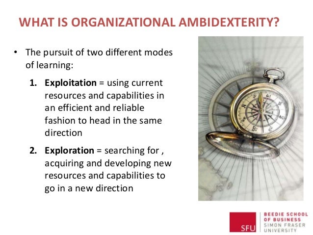 Achieving Organizational Ambidexterity Using Management Control Syste…