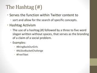 Contextual analysis of hashtag activism for the purpose of identifying ...