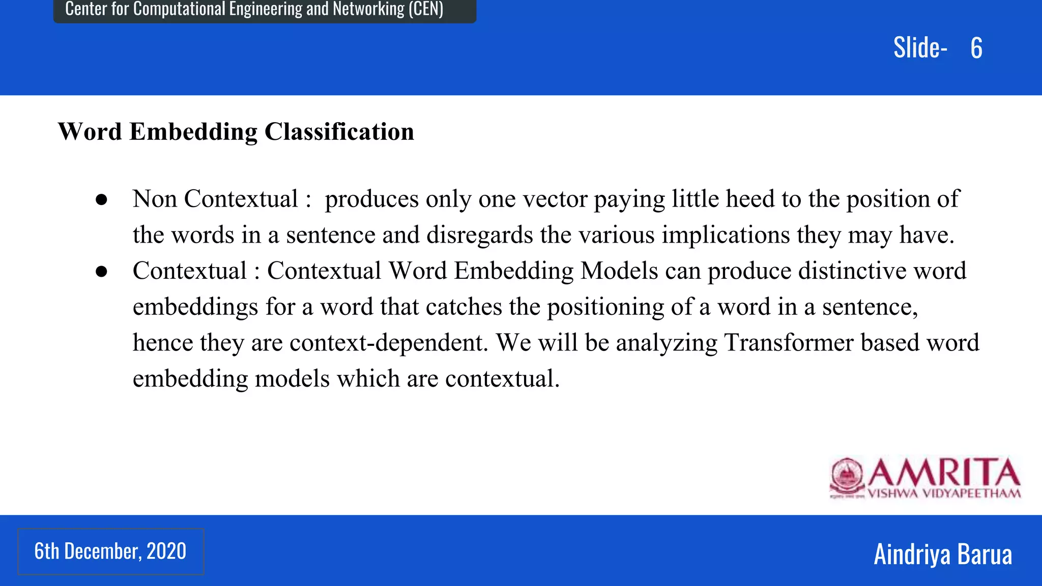 Contextual vs non-contextual word embedding models for Hindi Named Entity Recognition | Natural ...