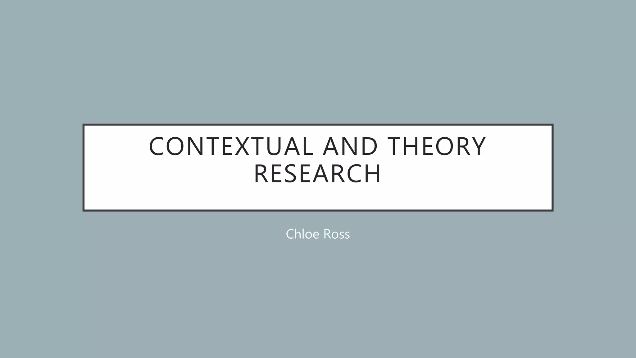 What Is Contextual Theory – Theories of Development: A Contextual ...
