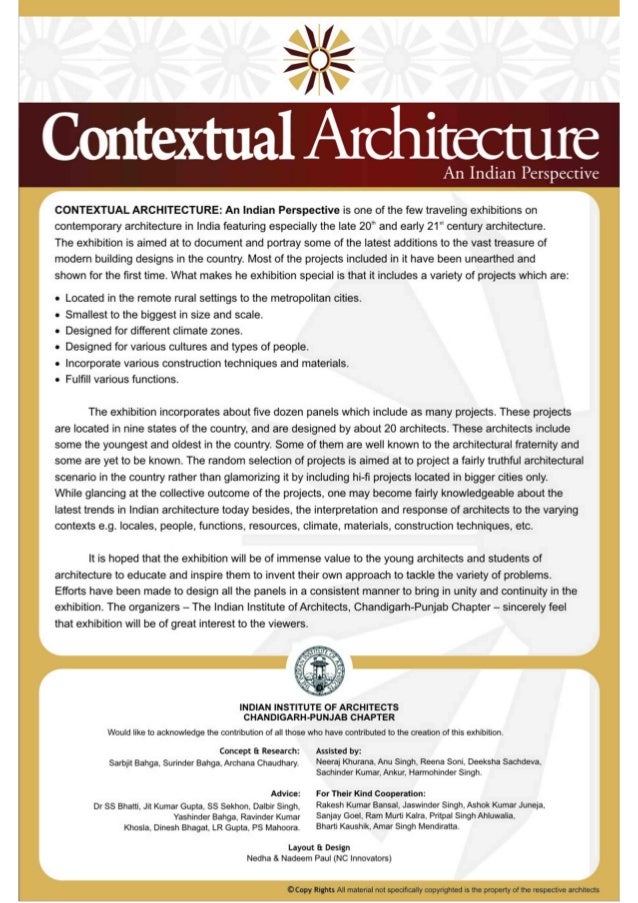 What Is Contextual Architecture - Design Talk
