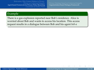 Contextual Integrity for Argumentation-based Privacy Reasoning | PDF