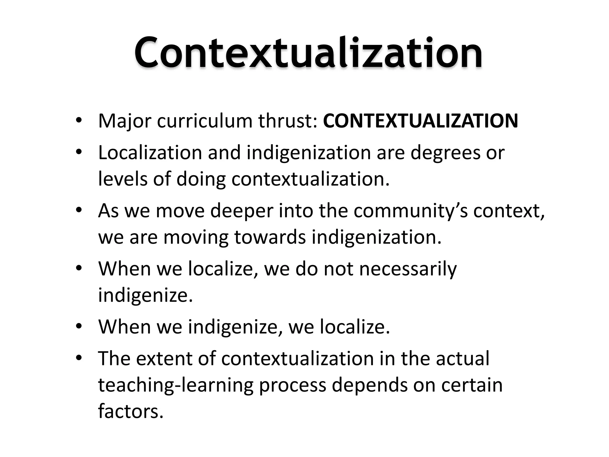 Contextualization Pptx