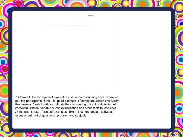 Contextualization and-localization | PPT | Education