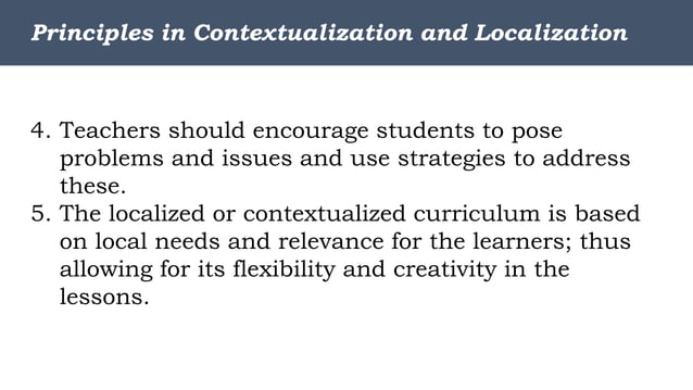 Contextualization And Localization Of Learning Resourcespptx Education