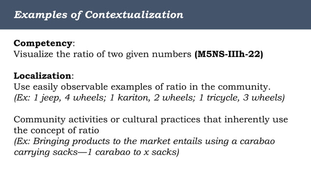 Contextualization And Localization Of Learning Resourcespptx Education